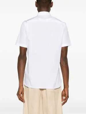 Burberry Ekd Logo Cotton Shirt - White