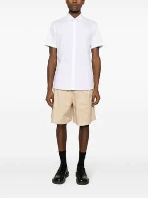 Burberry Ekd Logo Cotton Shirt - White