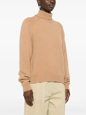 Fendi High Neck Jumper - Beige