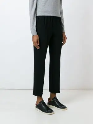 Alberto Biani Straight Leg Trousers - Black