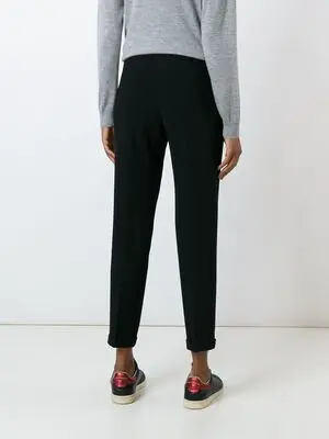 Alberto Biani Straight Leg Trousers - Black