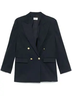 PAROSH Crew Cotton Blend Blazer Jacket