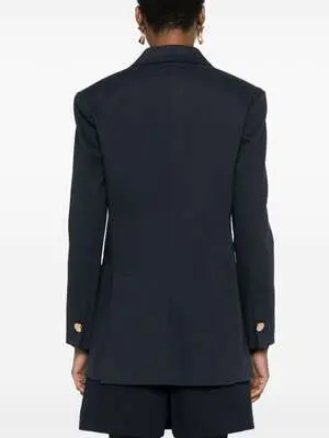 PAROSH Crew Cotton Blend Blazer Jacket