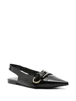 Givenchy Leather Slingback Flats