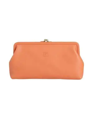 Il Bisonte Leather Clutch - Orange
