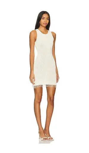 ASTA RESORT Natalia Mini Dress - Ivory Sequin