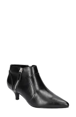 EASY WORKS BY EASY STREET Annalee Kitten Heel Bootie - Black