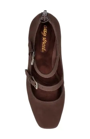 EASY WORKS BY EASY STREET Willis Mary Jane Pumps - Brown Matte