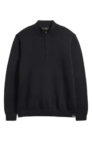 RHONE Commuter Quarter-zip Sweater - Black