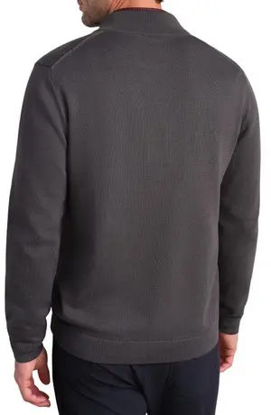 RHONE Commuter Quarter-zip Sweater - Iron