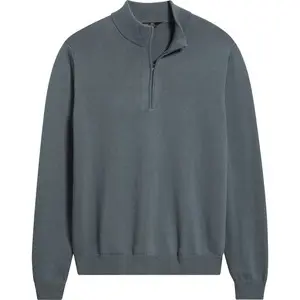 RHONE Commuter Quarter-zip Sweater - Shadow Blue