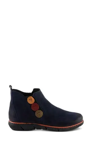 SPRING STEP SHOES Katana Ankle Bootie - Navy Nubuck