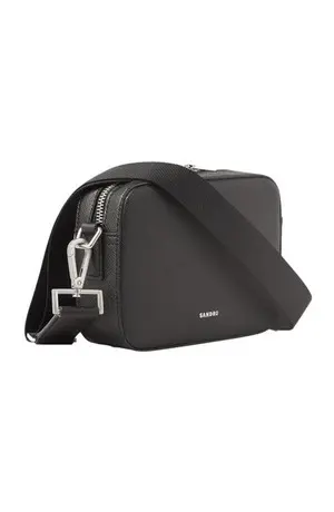 Sandro Small Saffiano Bag - Black