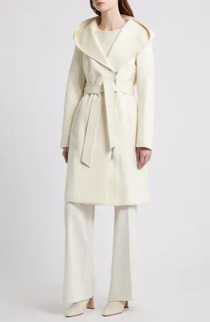 Mackage Shia-slb Double-face Wool Coat - Cream