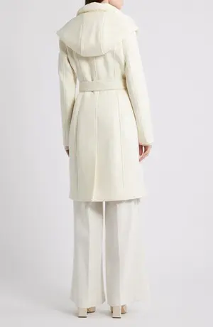 Mackage Shia-slb Double-face Wool Coat - Cream