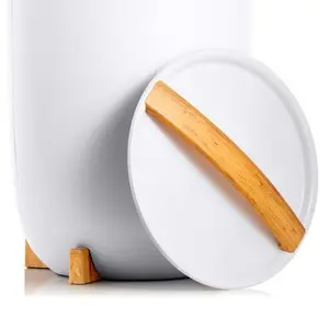 ZADRO Luxury Spa Towel Warmer - Bamboo/white