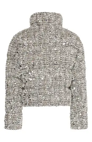 MILLY Hayes Sequin Puffer Jacket