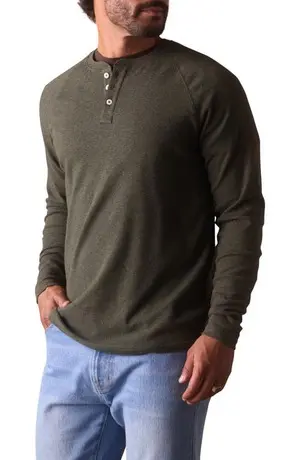 THE NORMAL BRAND Everyday Henley - Olive