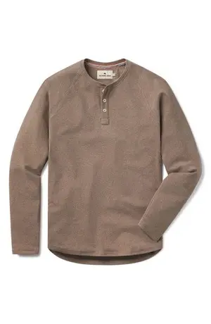 THE NORMAL BRAND Everyday Henley - Taupe