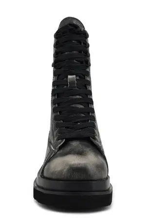 ARTISAN CRAFTED BY ZIGI Eleanor Platform Bootie - Black Leather