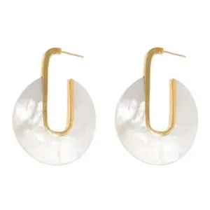 FREYA ROSE Warrioress Hoop Earrings - Gold