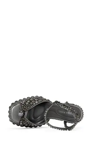 AZALEA WANG Astrella Platform Sandals - Gunmetal