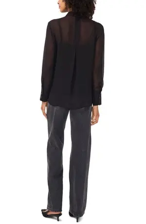 Vince Camuto Bead Detail Button-up Shirt