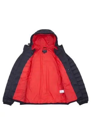 ROKKA&ROLLA Lightweight Quilted Hooded Puffer Jacket - Very Black