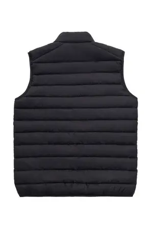 ROKKA&ROLLA Lightweight Puffer Vest - Black