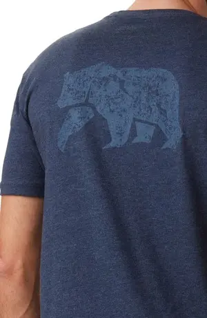 THE NORMAL BRAND Worn In Bear Graphic T-shirt