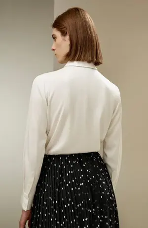 Lilysilk Beaded Chain Silk Shirt
