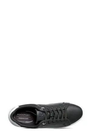 Rockport Elara Leather Sneakers - Black