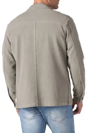 THE NORMAL BRAND Comfort Terry Cloth Chore Coat - Moss
