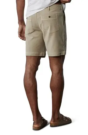 THE NORMAL BRAND Comfort Terry Utility Shorts - Sand Dune