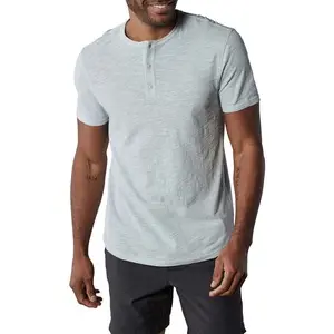 THE NORMAL BRAND Legacy Cotton Henley Mist