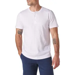 THE NORMAL BRAND Legacy Cotton Henley - White