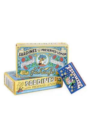 FISHWIFE TINNED SEAFOOD CO. Sardines With Preserved Lemon - Blue