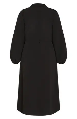 City Chic Arizona Long Sleeve Wrap Dress