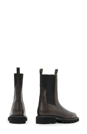 ALLSAINTS Hallie Lug Sole Chelsea Boots - Brown