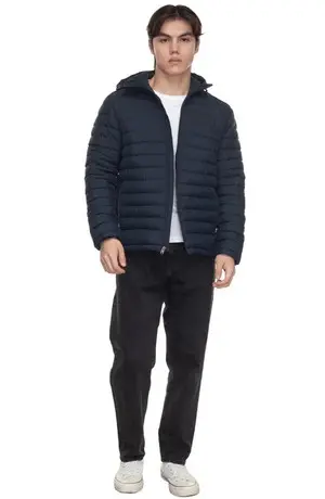 ROKKA&ROLLA Midweight Puffer Jacket - Navy