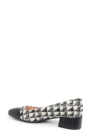 PATRICIA GREEN Preston Tweed Cap Toe Pump