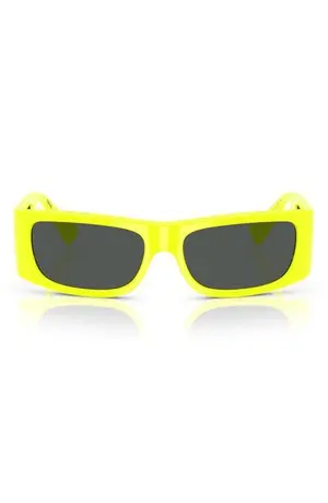 Versace Versace 57mm Pillow Sunglasses Yellow
