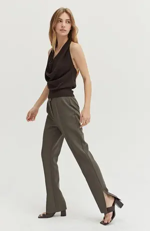 CRESCENT Straight Leg Trousers