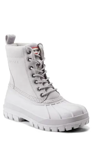 Hunter Southall Waterproof Insulated Boot - Light Grey