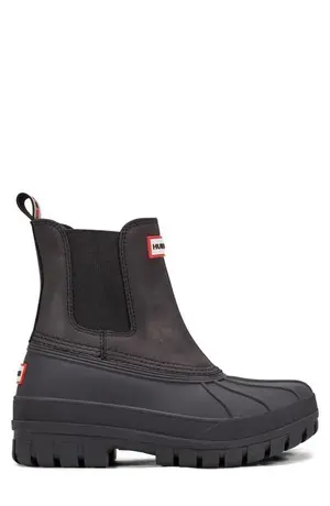 Hunter Suffolk Waterproof Insulated Boots - Black/black/black