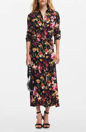 Floral Shirtdress