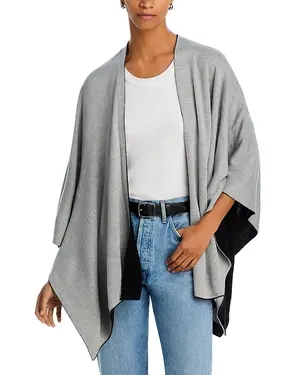 Aqua Reversible Knit Ruana Exclusive