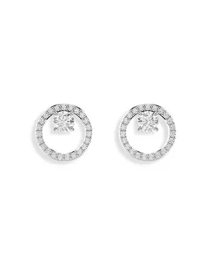 SWAROVSKI Constella Crystal Stud Earrings - Silver