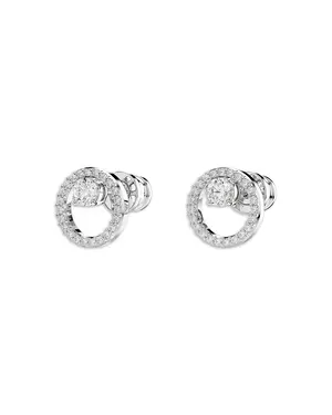SWAROVSKI Constella Crystal Stud Earrings - Silver