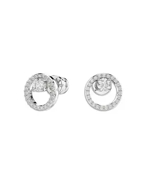 SWAROVSKI Constella Crystal Stud Earrings - Silver